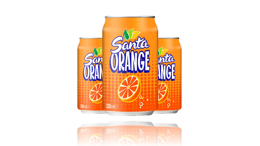 Refrescos Naranja Santa